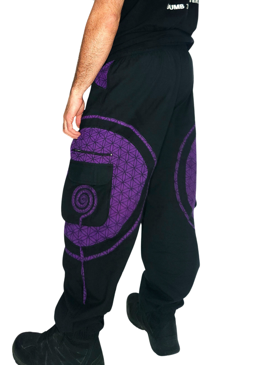 Flow Pants - Purple Flower of Life – Rave Circus