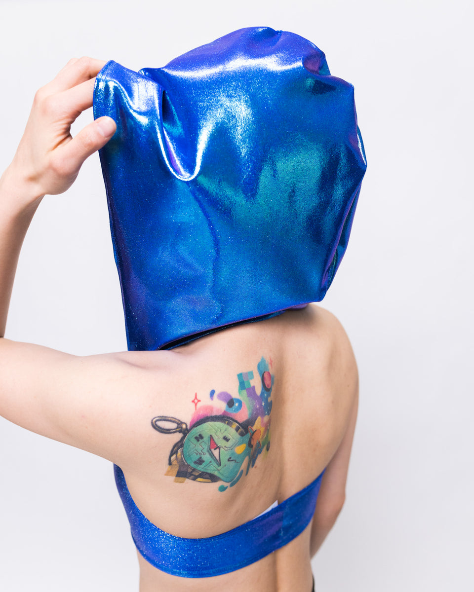 Strap Halter Top with Hood – Rave Circus