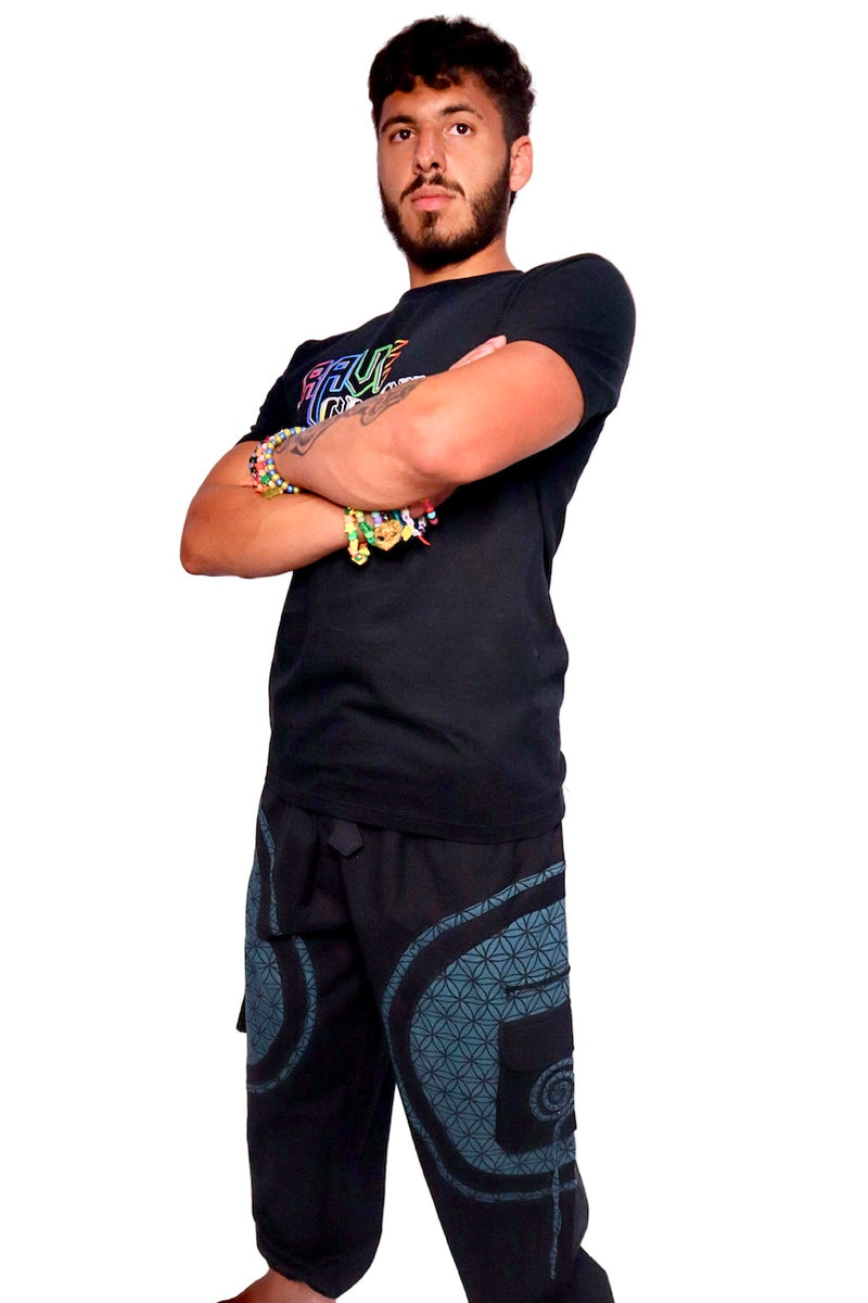 Flow Pants - Blue Flower of Life – Rave Circus