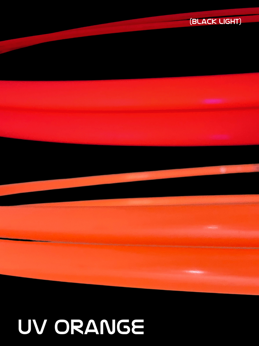 UV Orange (5/8 & 3/4) Polypro Hula Hoop – Rave Circus