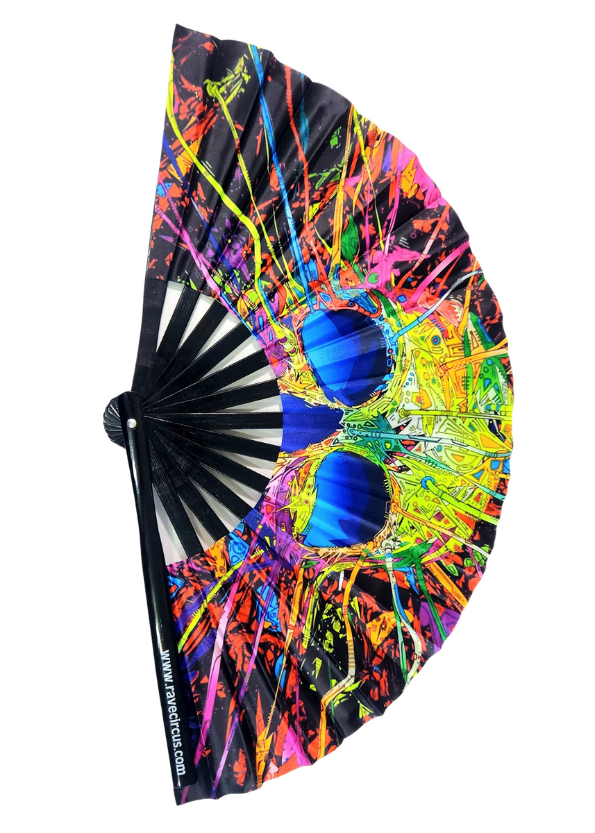 Clack Fan - UV Skulls – Rave Circus